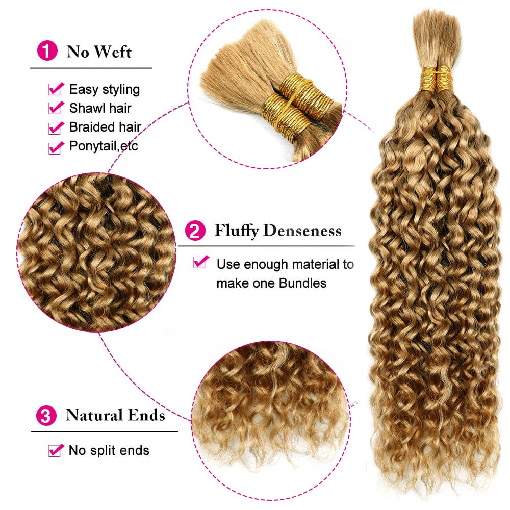 Snapklik.com : Cecycocy Wtater Wave Human Braiding Hair 100g Two ...