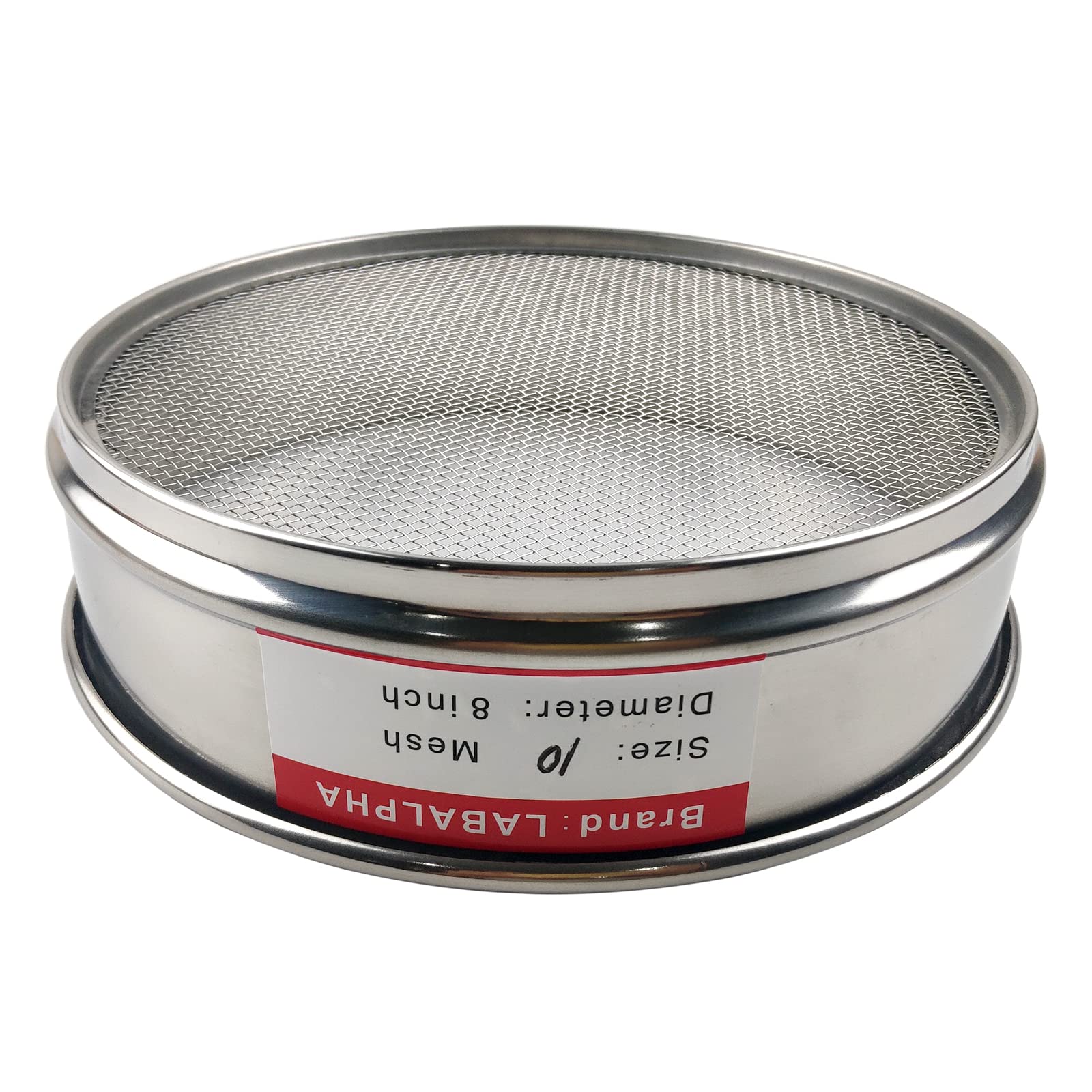 Snapklik.com : LABALPHA 10 Mesh Lab Sieves, #10 Mesh Test Sieve, 8 ...