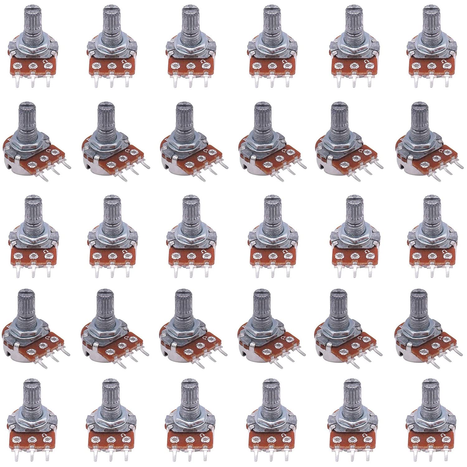 Snapklik.com : Taiss 30pcs 5K Potentiometer Variable Resistors 3 ...