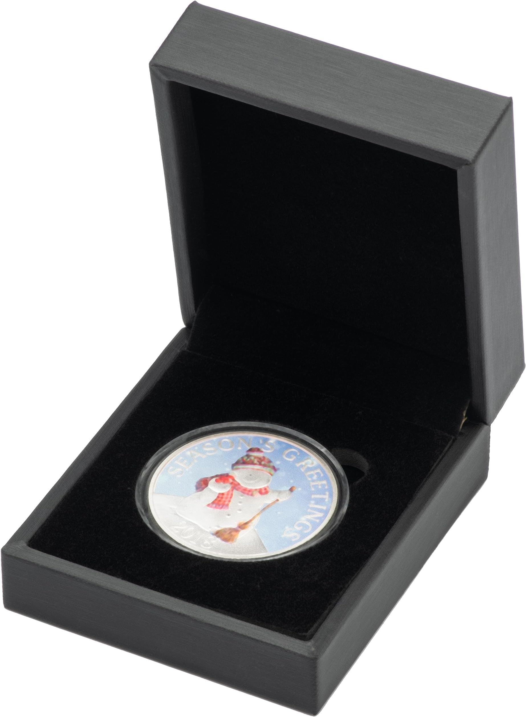 Amazon.com : COWFEX PU Coin Presentation Display Box Holder with ...