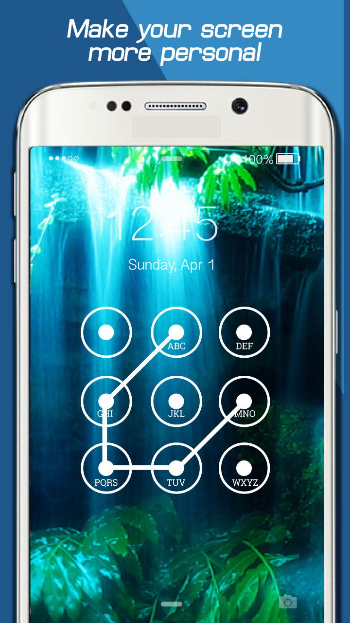 Waterfall Lock Screen : Pattern Password Lock Screen - App on Amazon ...
