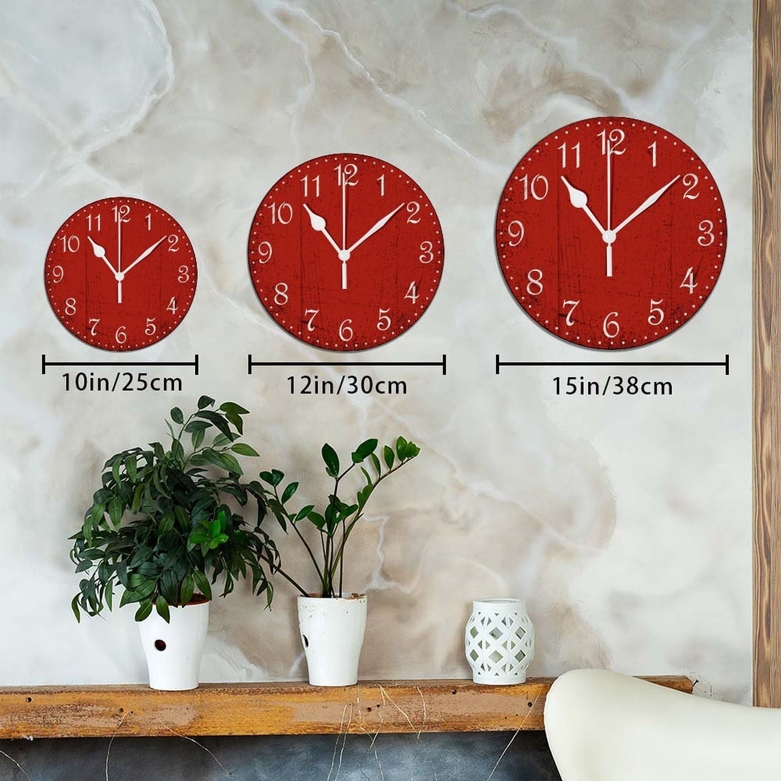 Rustic Red Wall Clock Rustic Red Barn Red Wall Clock Rustic Red Barn