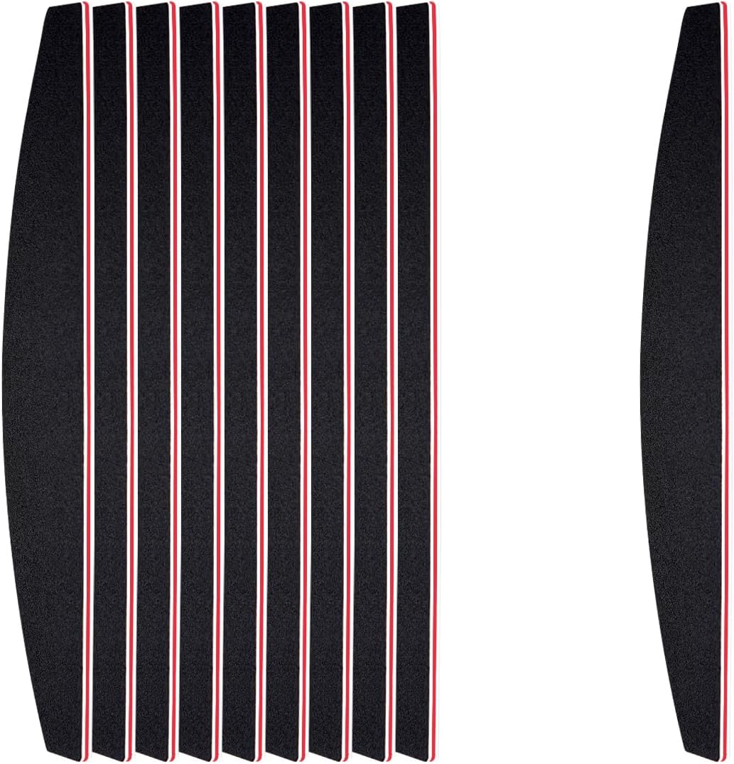 Amazon.com : LNAUJS 10 Pack 100/180 Grit Nail Files, Black Professional ...