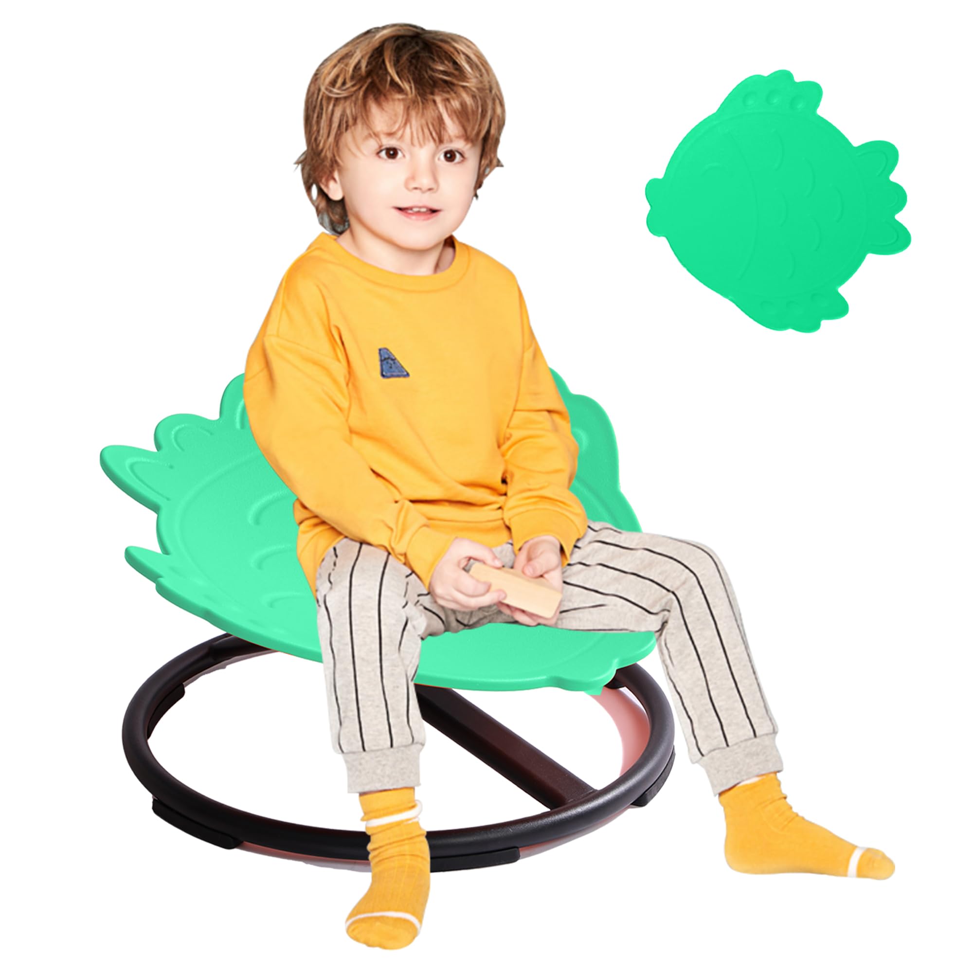 Amazon.com: romrex Kids Sensory Swivel Chair - Fish Spinning Chair Seat ...