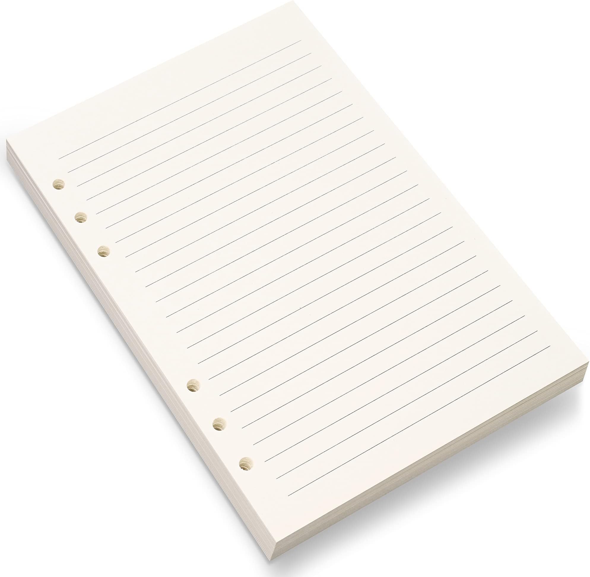 Amazon.com : A5 Lined Paper,A5 Refill Paper,A5 Filler Paper,6 Hole ...