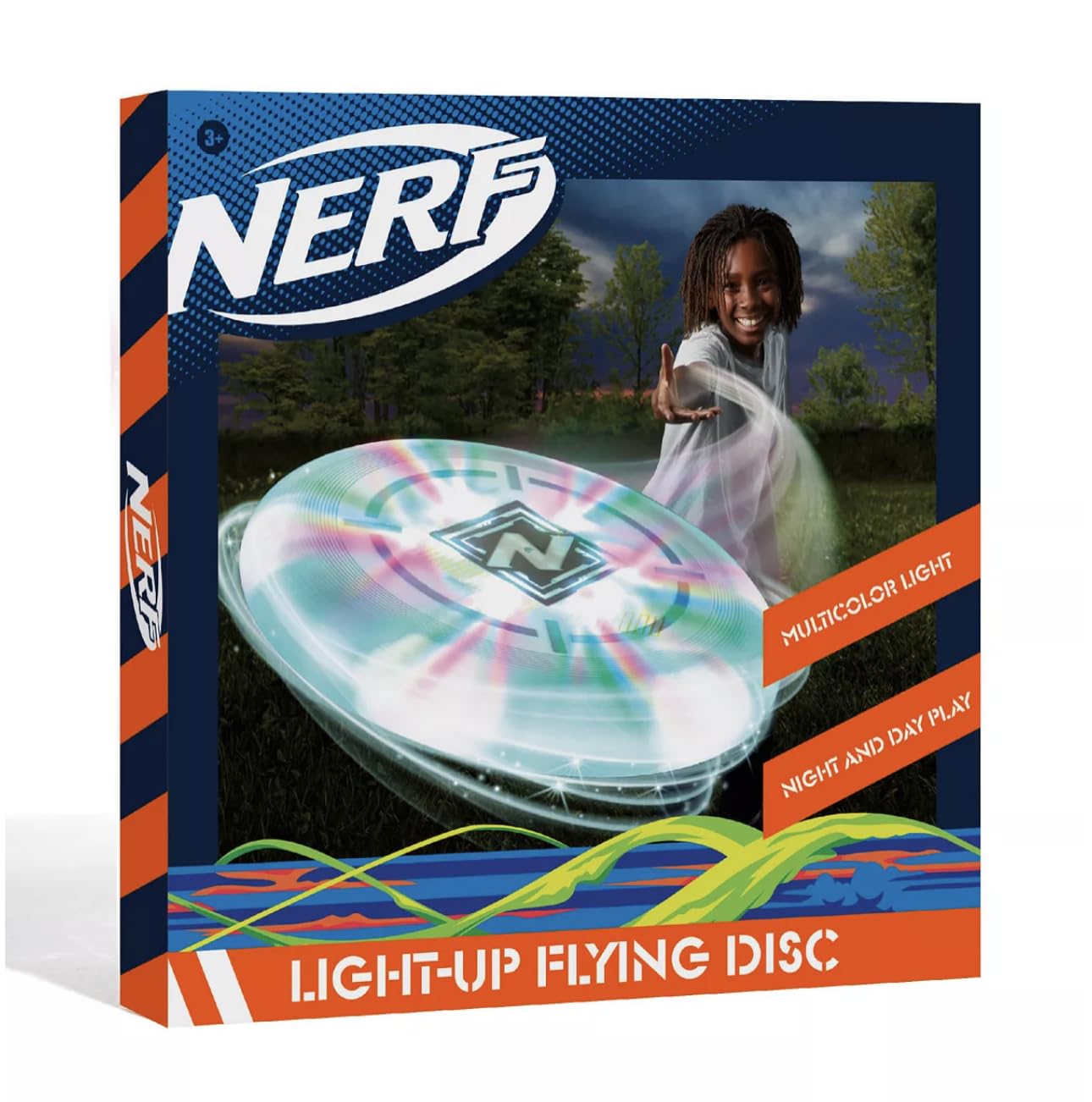 Amazon.com : NERF Light-Up Flying Disc : Sports & Outdoors
