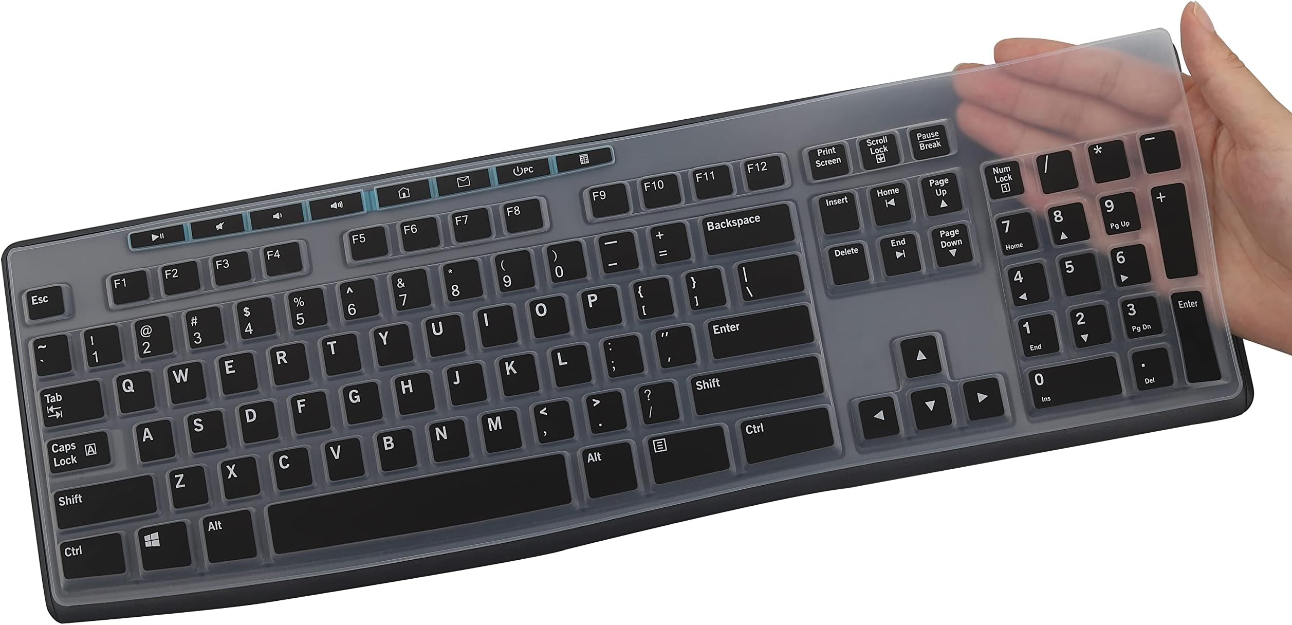 Amazon.com: Logitech Protective Covers for K270 Keyboard - Silicone ...