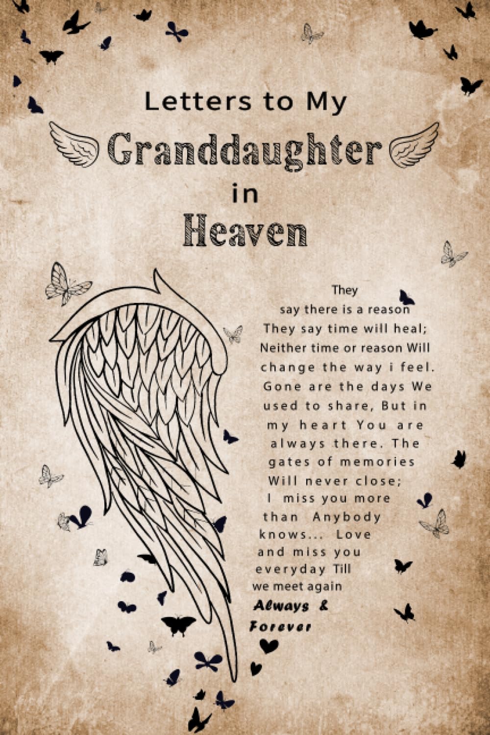 Letters to My Granddaughter in Heaven: A Grief Journal for Grieving the ...