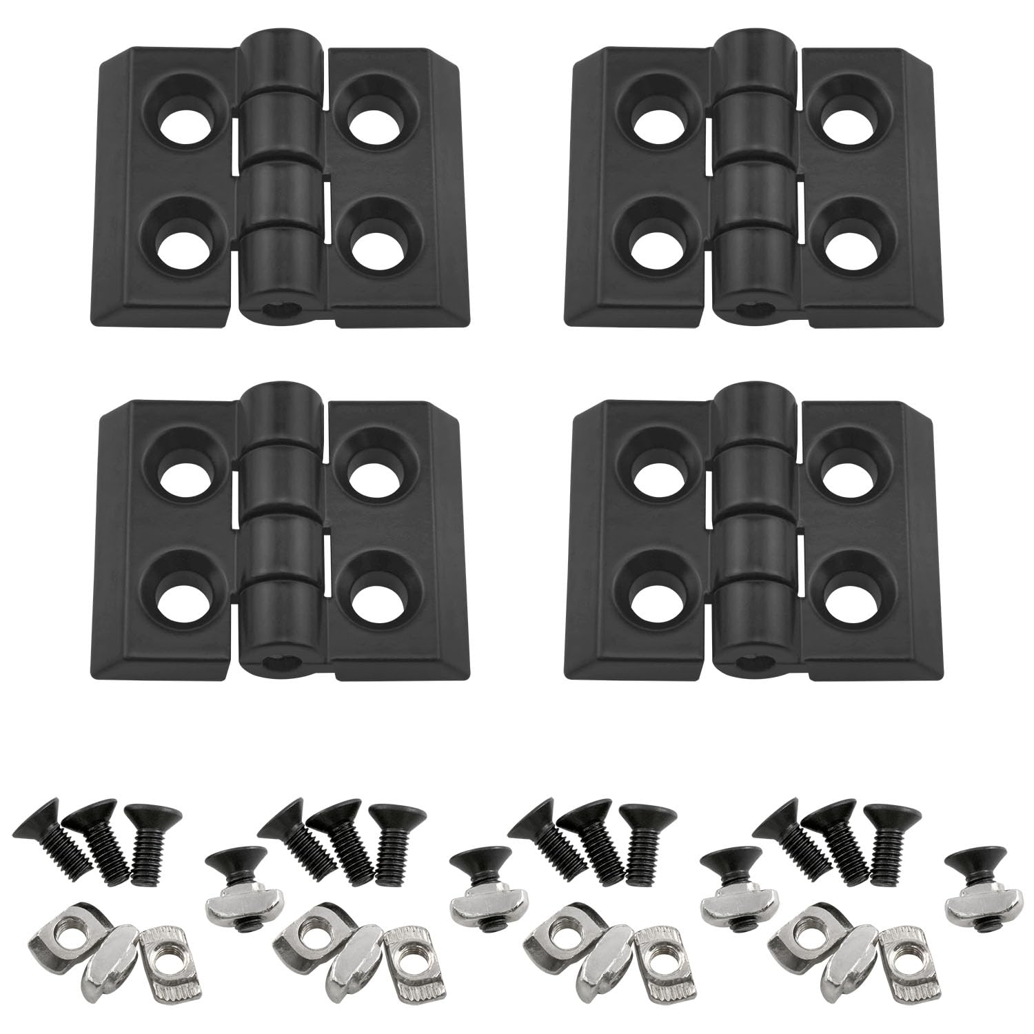 Amazon.com: fengxiaomin 4 Sets Zinc Alloy Hinge Sets Black 2020 ...