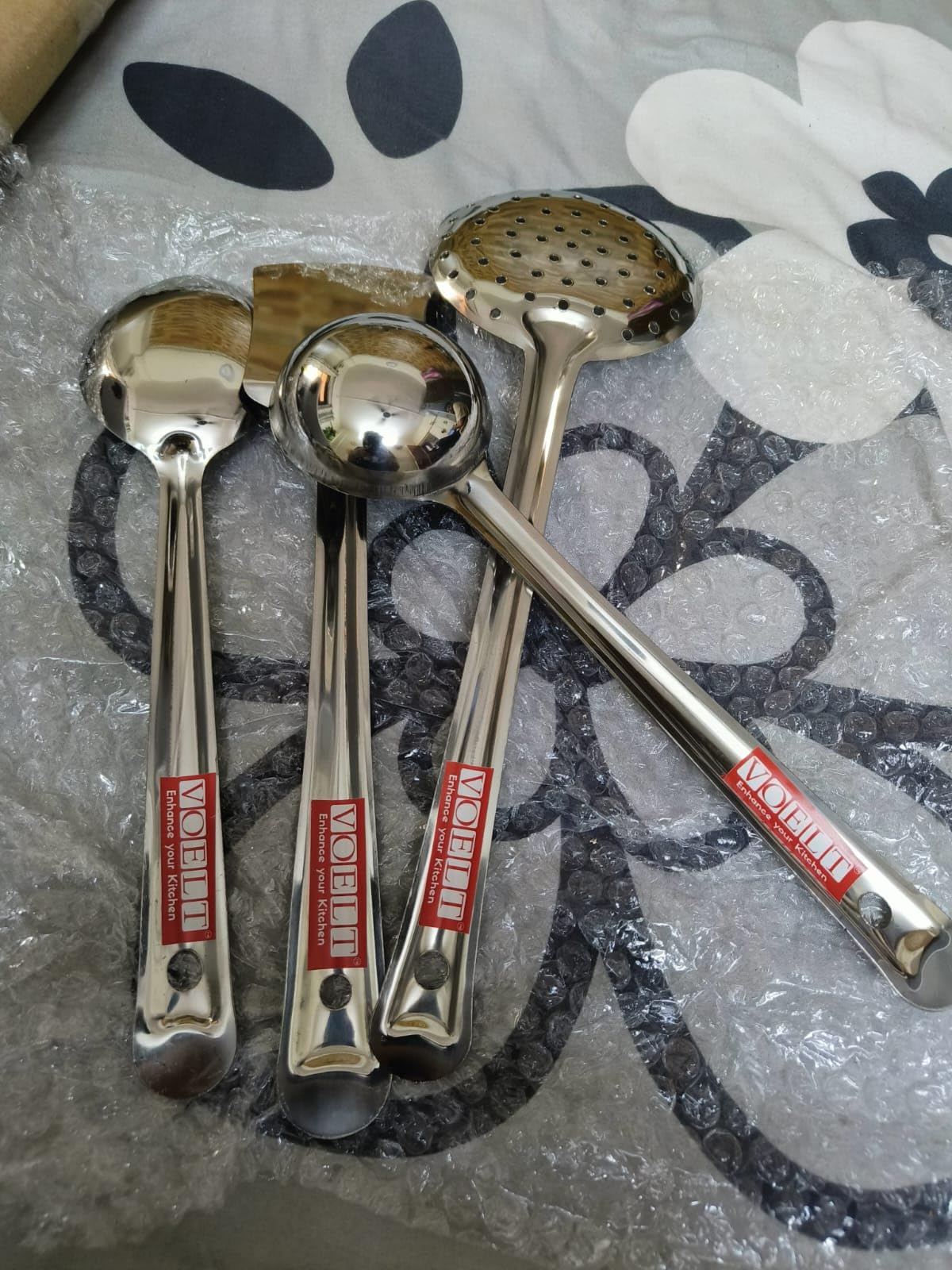 Buy VOELT Premium Kitchen Tools Stainless Steel Heavy Gauge 4 Piece Set ...