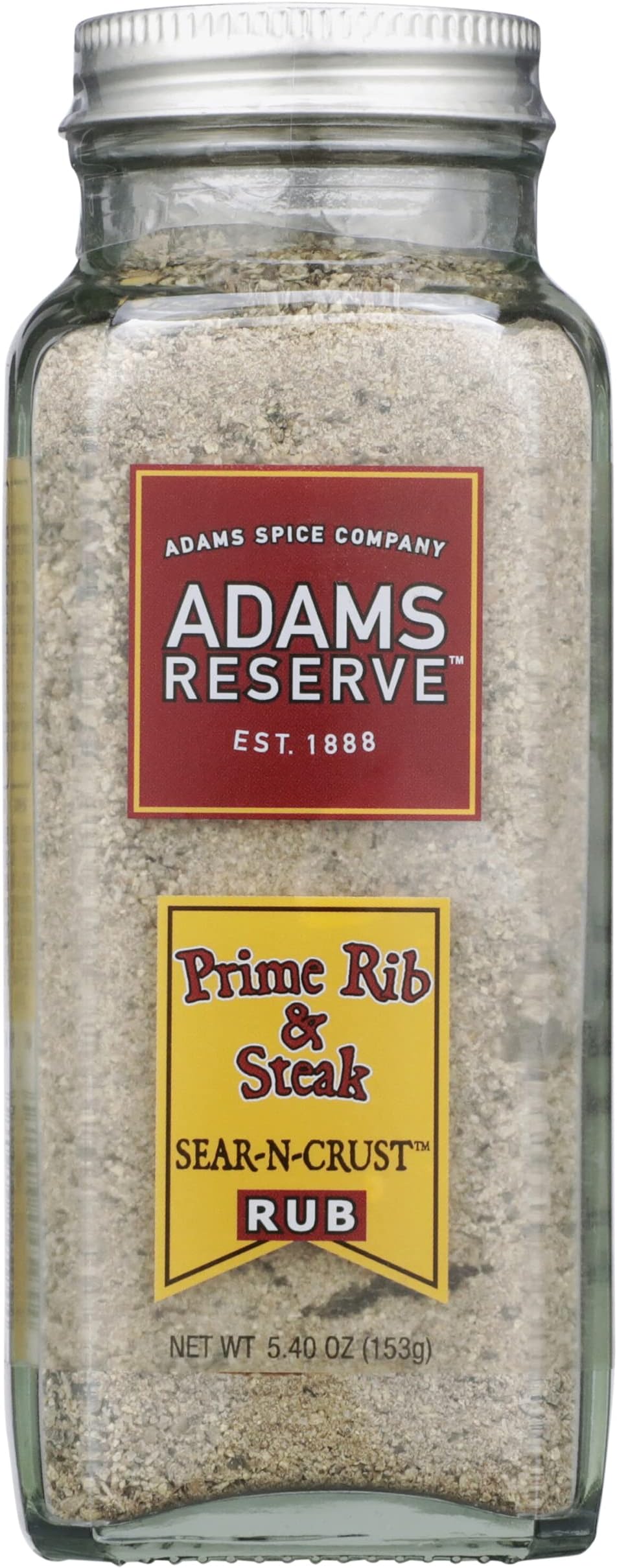 Amazon.com : Adams Reserve Prime Rib & Steak Sear-N-Crust Rub, 5.40 ...
