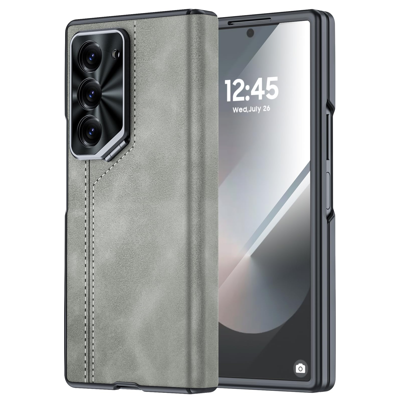 CENMASO for Samsung Galaxy Z Fold 6 Case, Z Fold 6 Case with Hinge ...