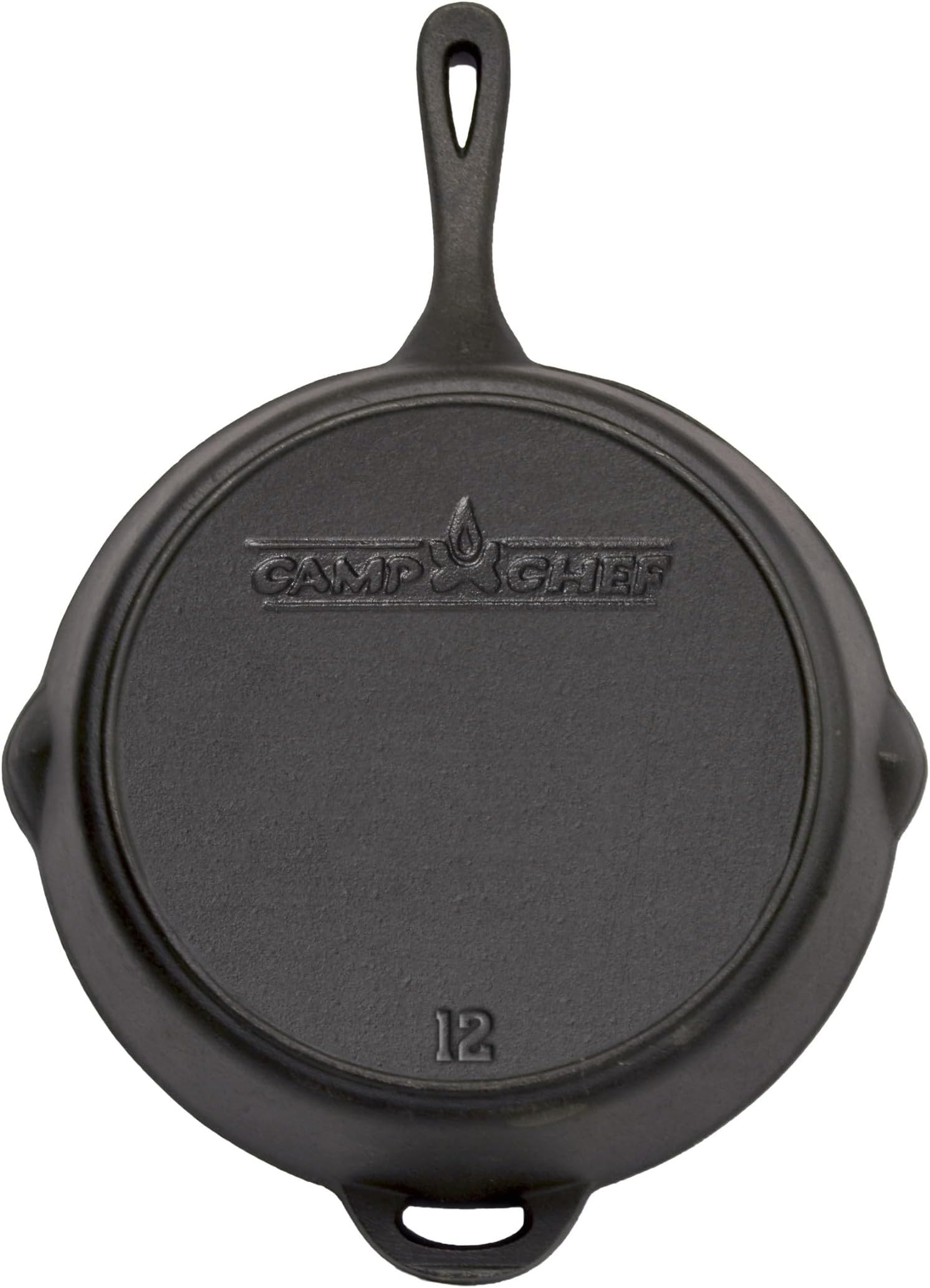 Amazon.com: Camp Chef 12" Seasoned Cast Iron Skillet - Cast Iron Pan ...