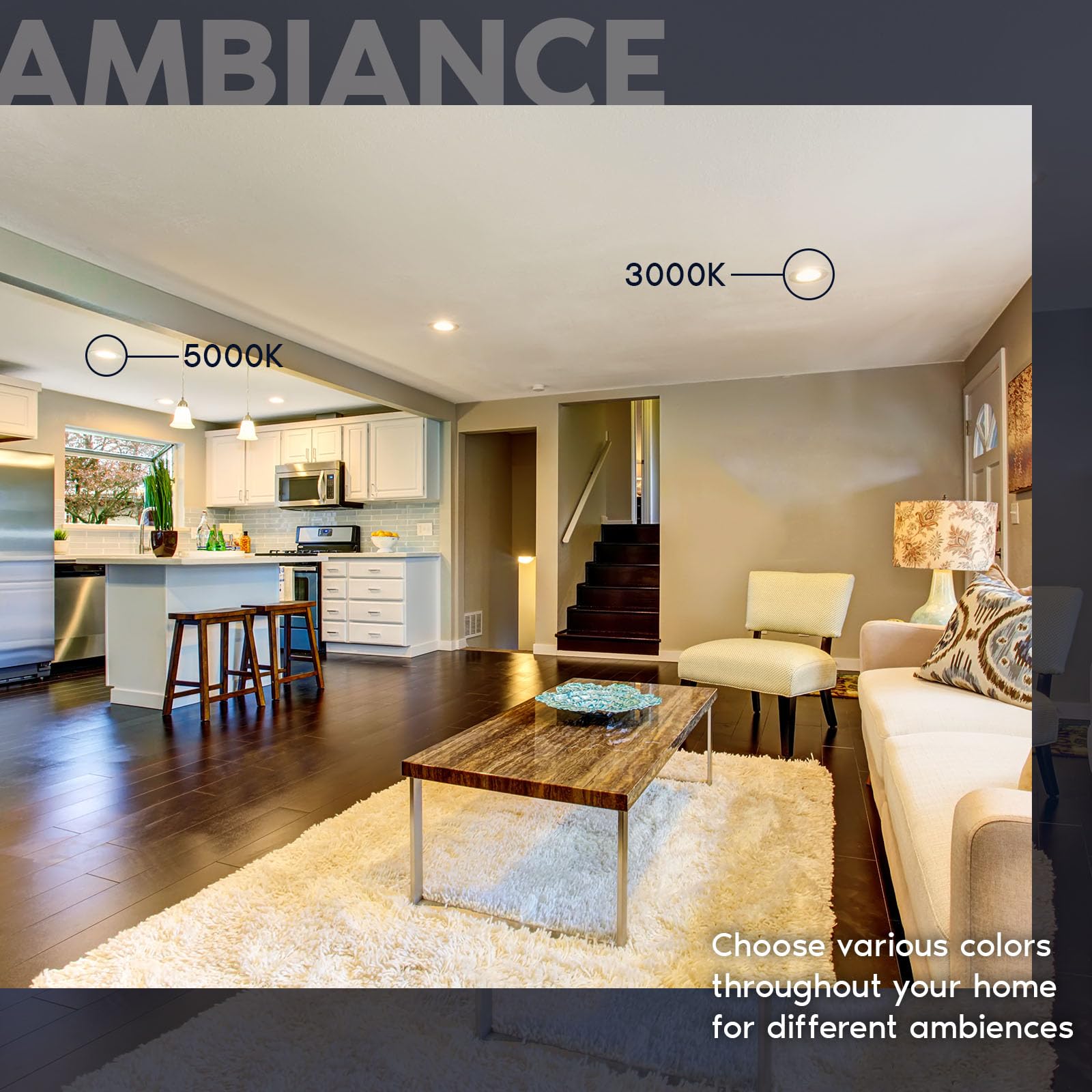 5 Inch Recessed Lighting LUXRITE 5 In. Ultra Thin Canless Integrated