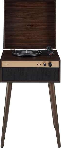 Amazon.com: Crosley CR6236A-WA Jasper 3-Speed Bluetooth in/Out Vinyl ...