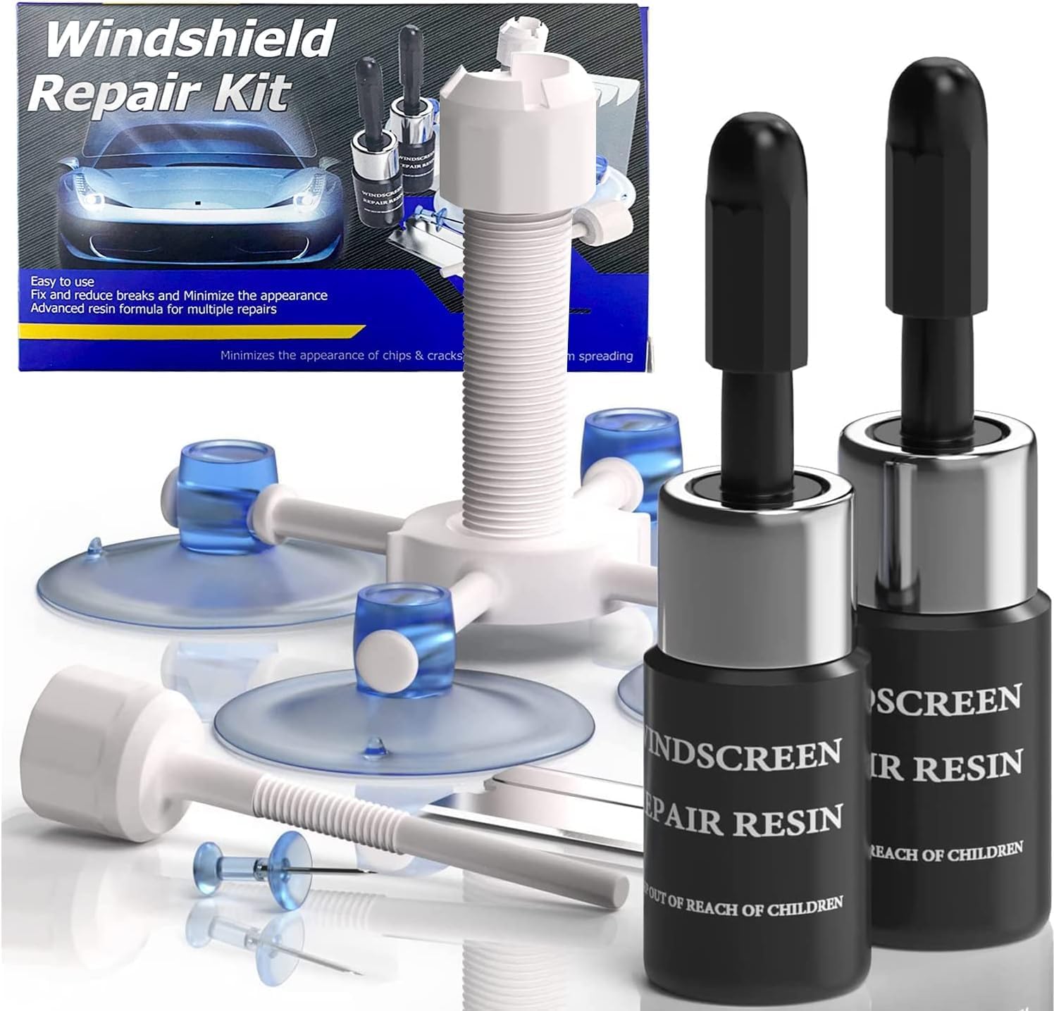 Amazon.com: UNIIOON Windshield Repair Kit, Windshield Crack Repair Kit ...