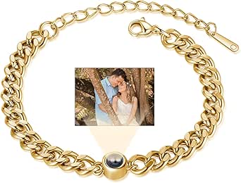 Pulsera con Foto Interior Pulsera personalizada de la imagen Pulsera ...