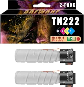 Amazon.com: BRFWRHF TN222 Toner Cartridge Work for Konica Minolta TN222 ...