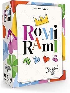 Romi Rami | Rummy Inspired Card Game | Ages 8+ | 2 to 4 Players | 30 ...