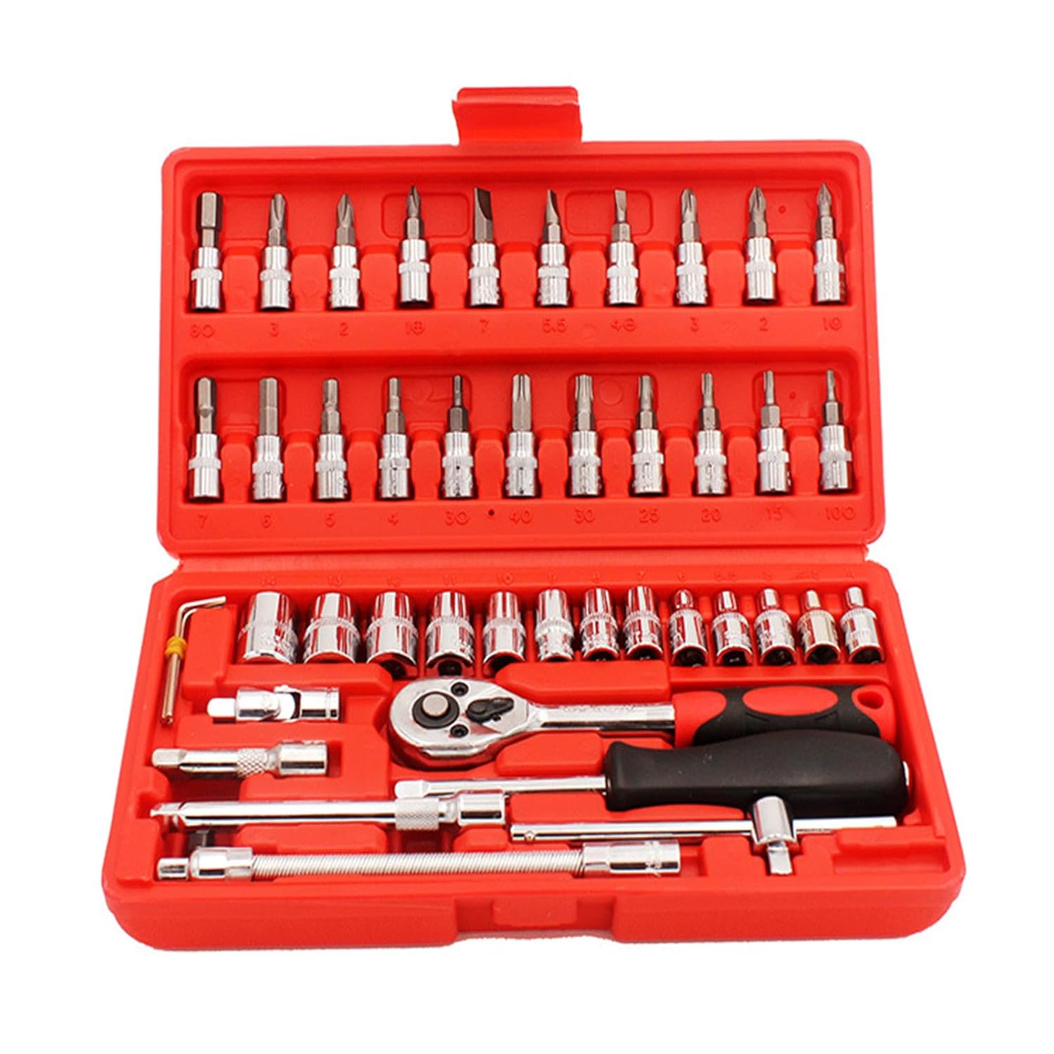 MSH&HCE Repair tool sleeve kit, 46 in 1, suitable for industrial repair ...