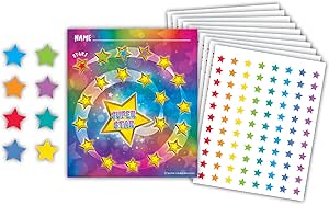 Amazon.com : Teacher Created Resources Super Star Reward Trackers with ...