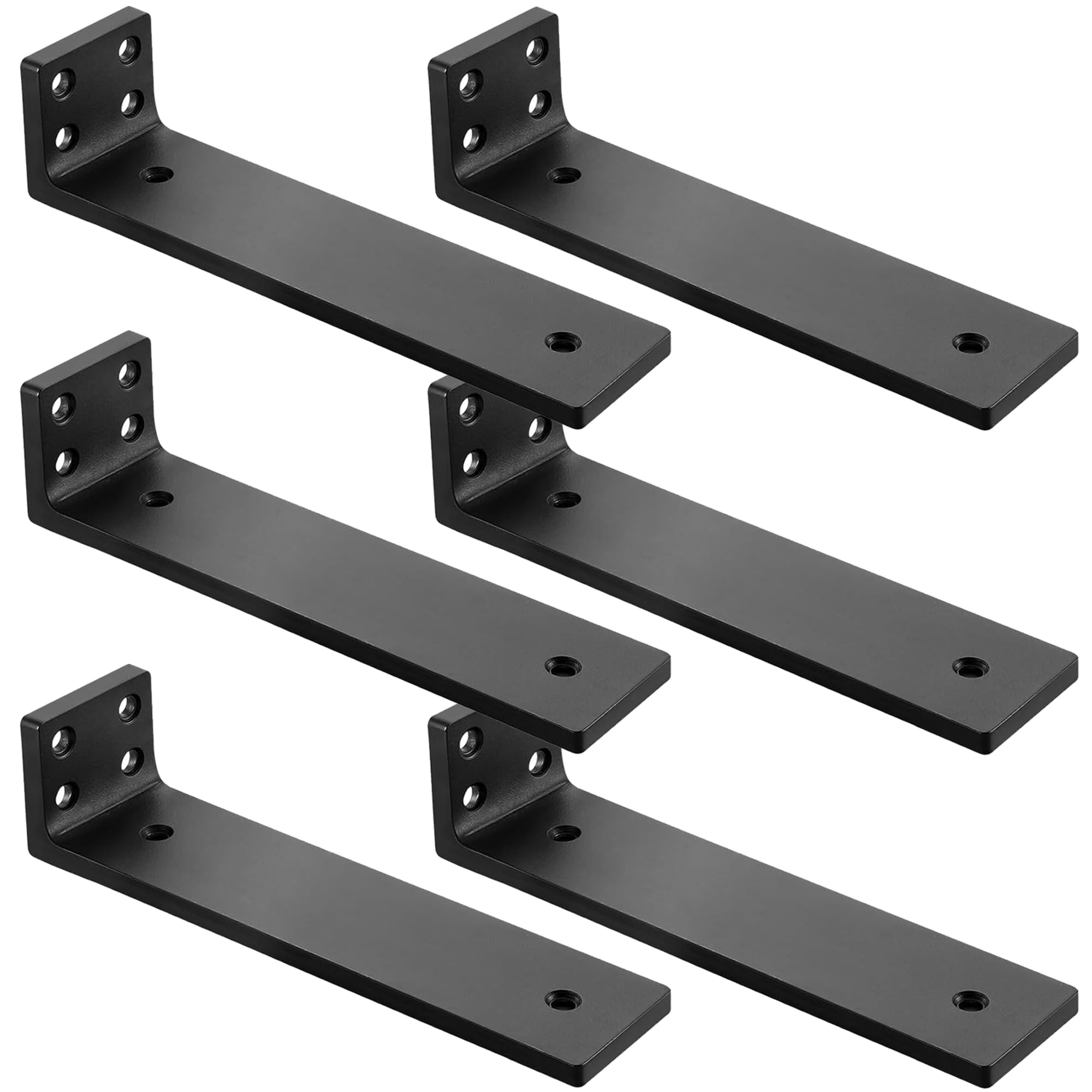 Snapklik.com : Floating Shelf Brackets 10 Inch, Heavy Duty Wall Shelf ...
