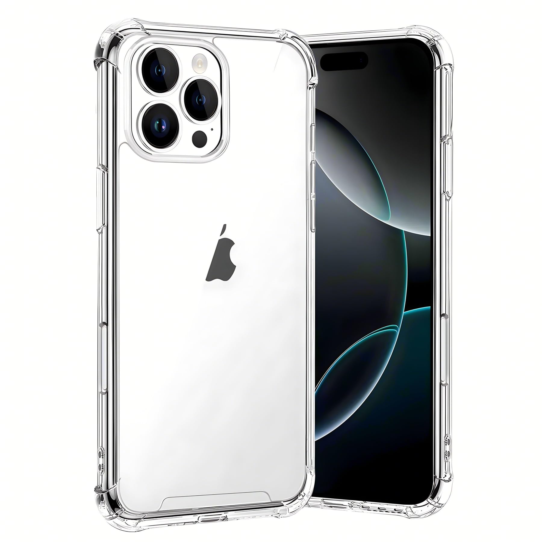 Compatible with for iPhone 16 pro max Case, Gueche Crystal Clear ...