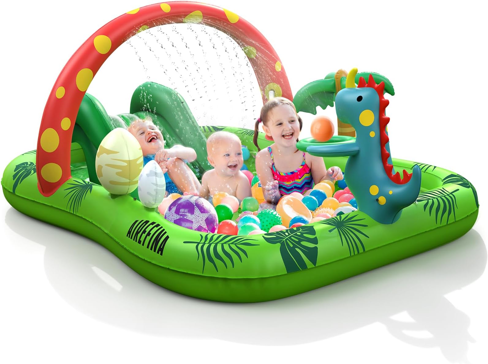 Intex Happy Dino Inflatable Play Center, for Ages 2+ : Amazon.co.uk: Toys & Games