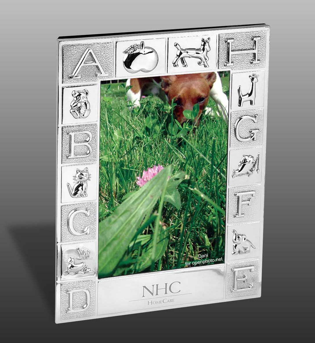 Amazon.com - Silver-Plated ABC Photo Frame - Holds 4 x 6 image