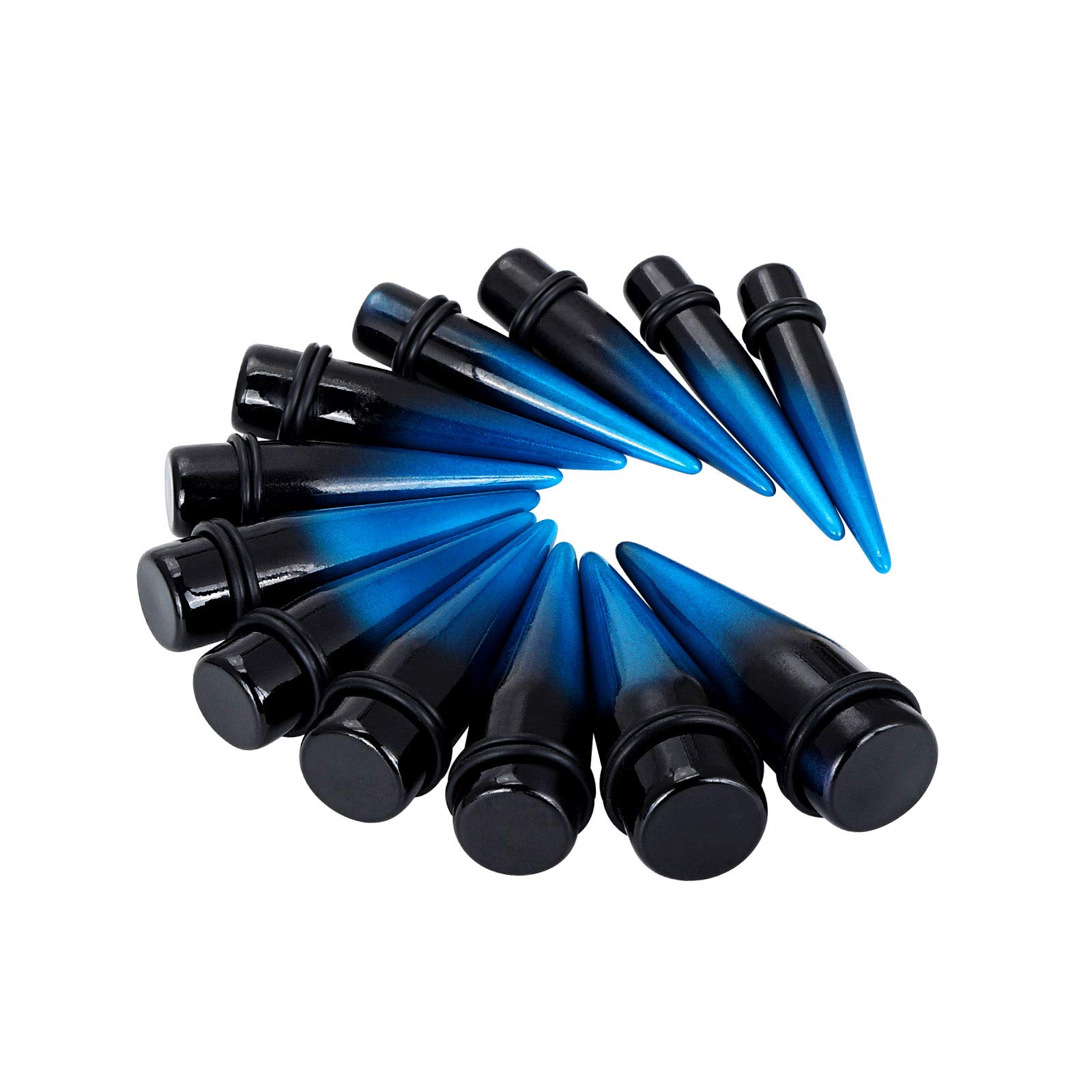 Snapklik.com : 24 PCS Big Gauges Kit Ear Stretching Plugs 00G-20mm ...