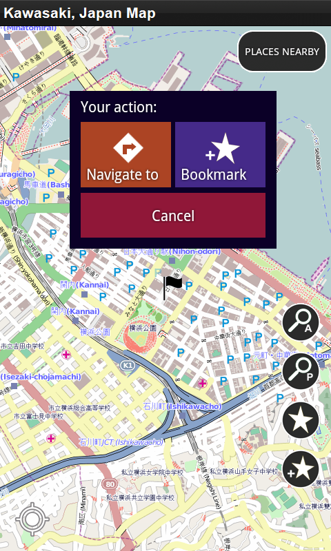 Kawasaki Japan Map