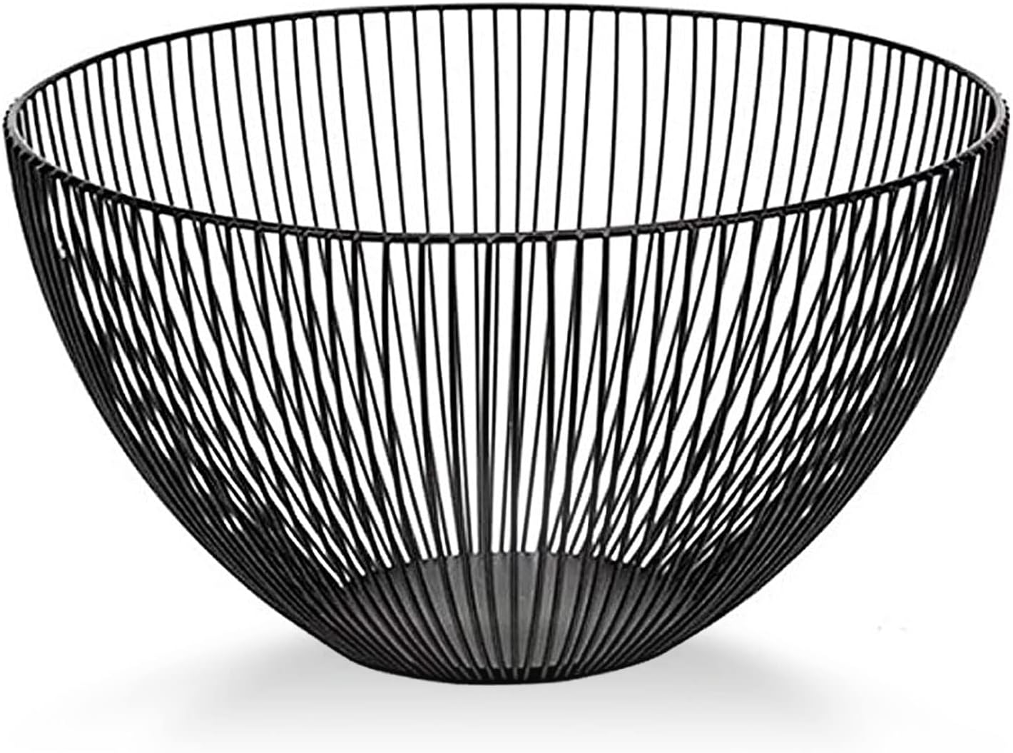 Amazon.com: Black Metal Wire Fruit Basket Bowl For Kitchen,Living Room ...