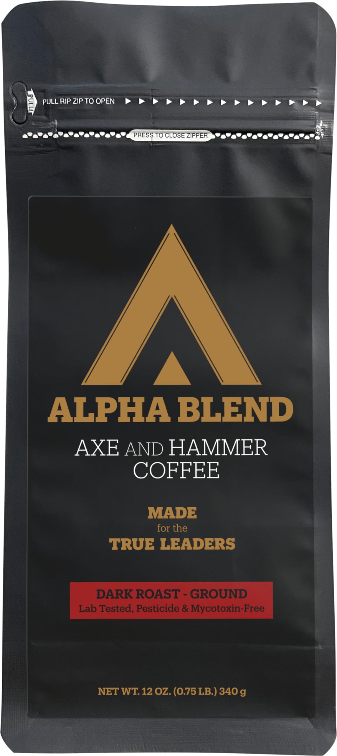 Amazon.com : Axe and Hammer Coffee Alpha Blend, Dark Roast Ground ...