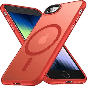 Amazon.com: FNDMIL [NO.1 Magnetic for iPhone SE 2022/SE 2020/8 Case with MagSafe [Translucent ...