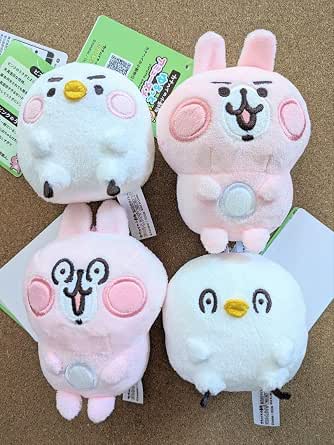 Amazon.co.jp: Kanahei Rabbit & Piske Plush Mascot Full Comp : Toys & Games