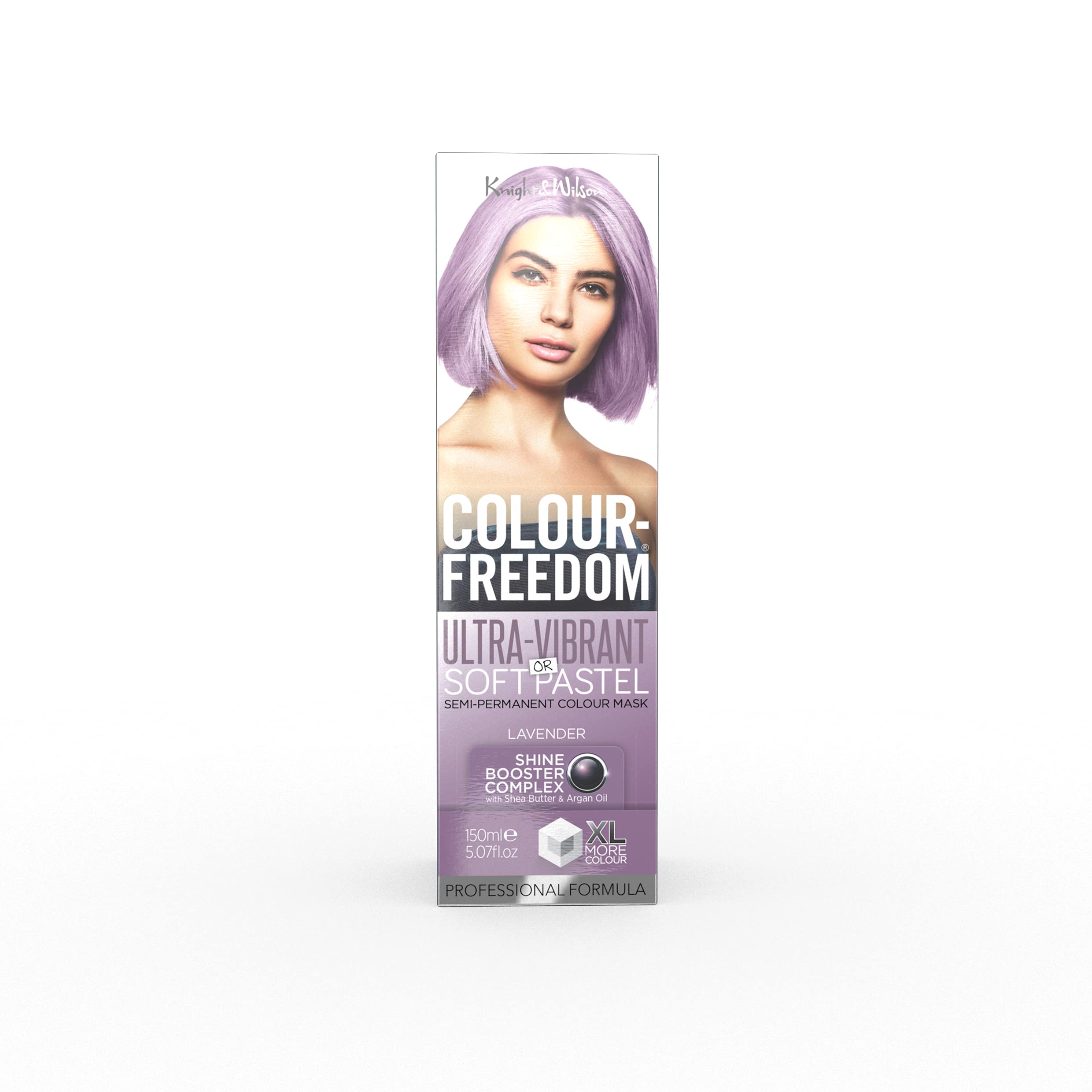 Knight & Wilson Colour-Freedom 150ml Lavender Semi-Permanent Hair ...