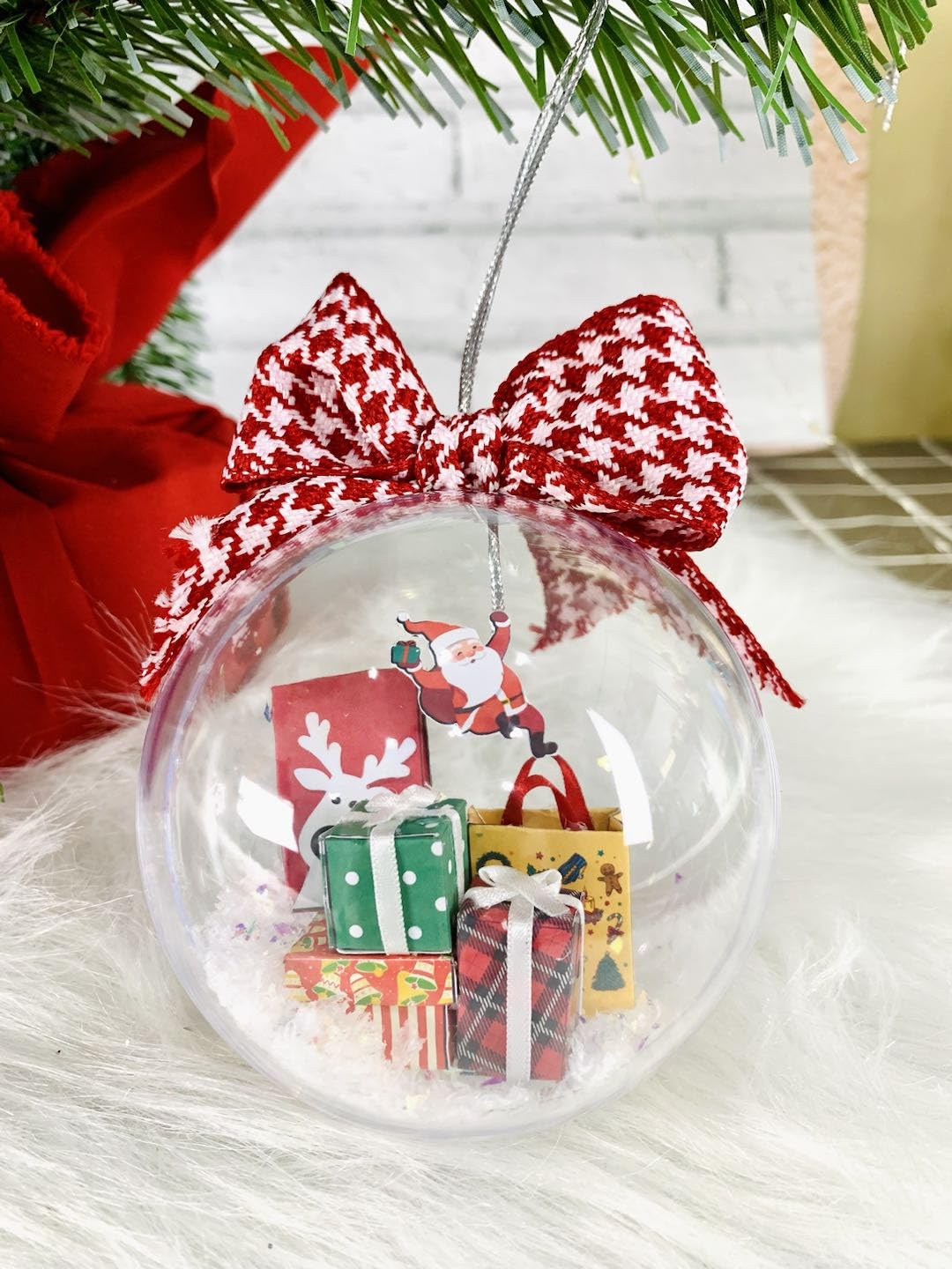 Amazon.com: HEATHAVEN 2024 Funny Mini Packages Ornament, Mini Box ...