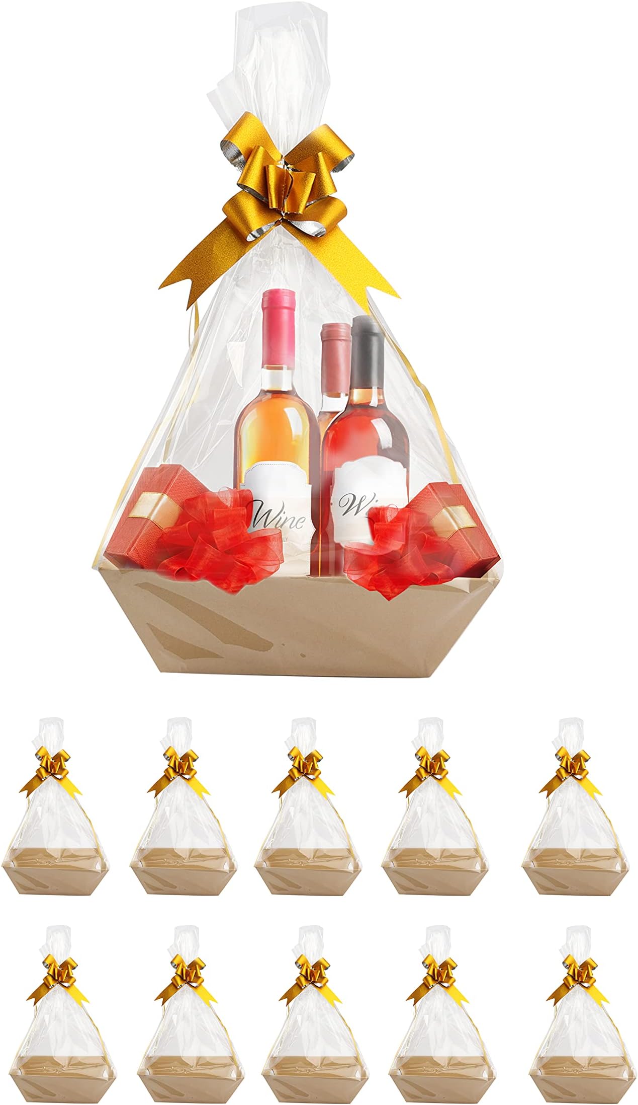 Amazon.com: Baskets For Gifts Empty, 6 PCS Sturdy Diy Bulk Gift Basket ...