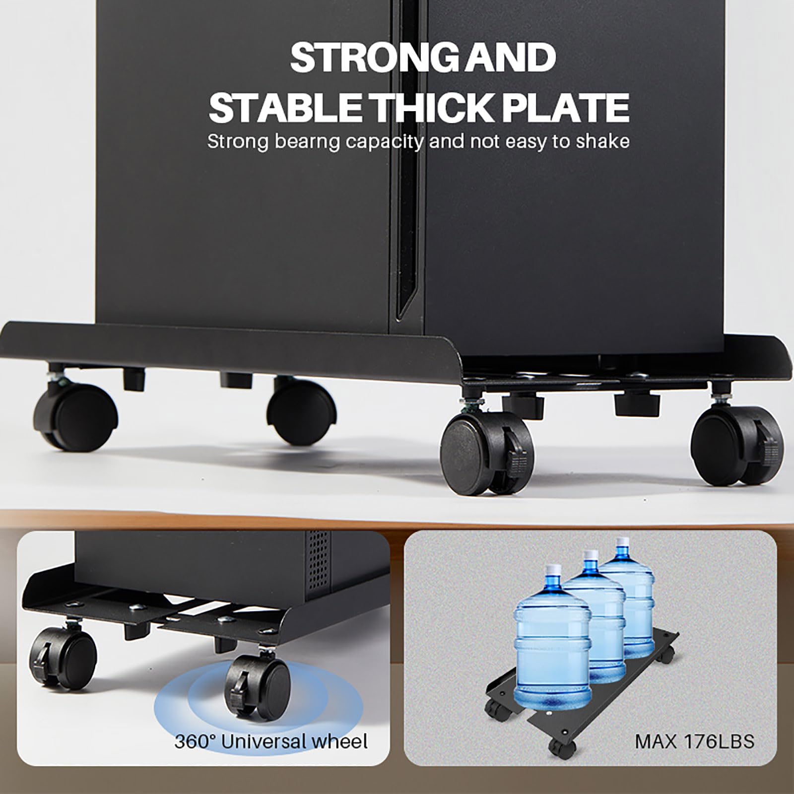 Snapklik.com : CUISIBOT Adjustable Large Computer Tower Stand 7.9 To 10 ...