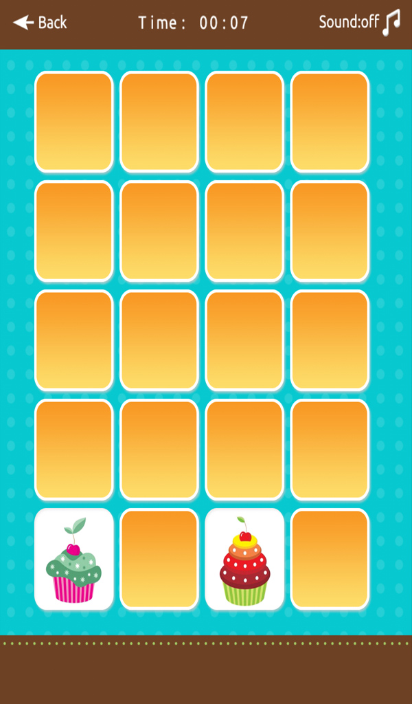 Cupcakes Memory Match - App on Amazon Appstore
