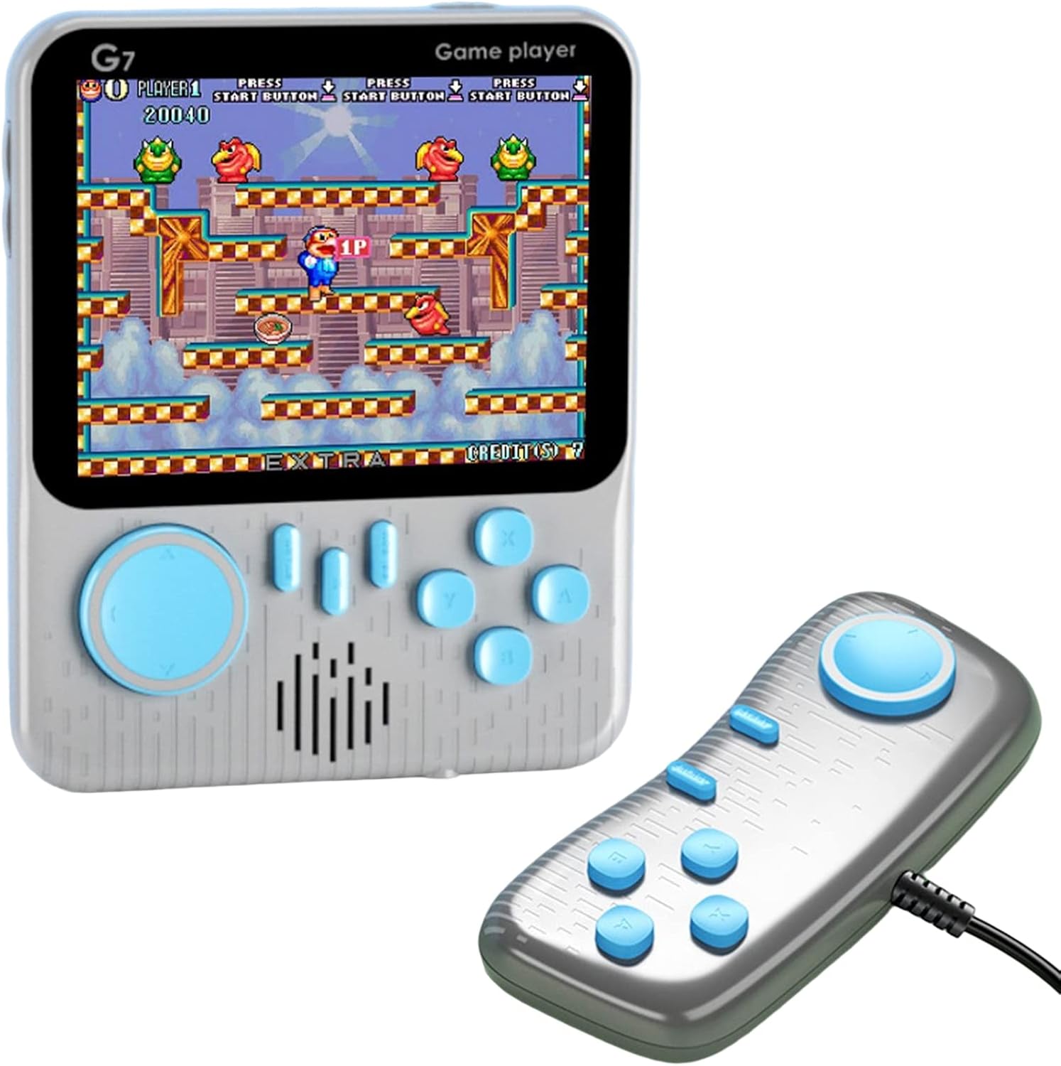 Amazon.com: SamFansar Mini Game Console Built-in 666 Games LCD Screen ...