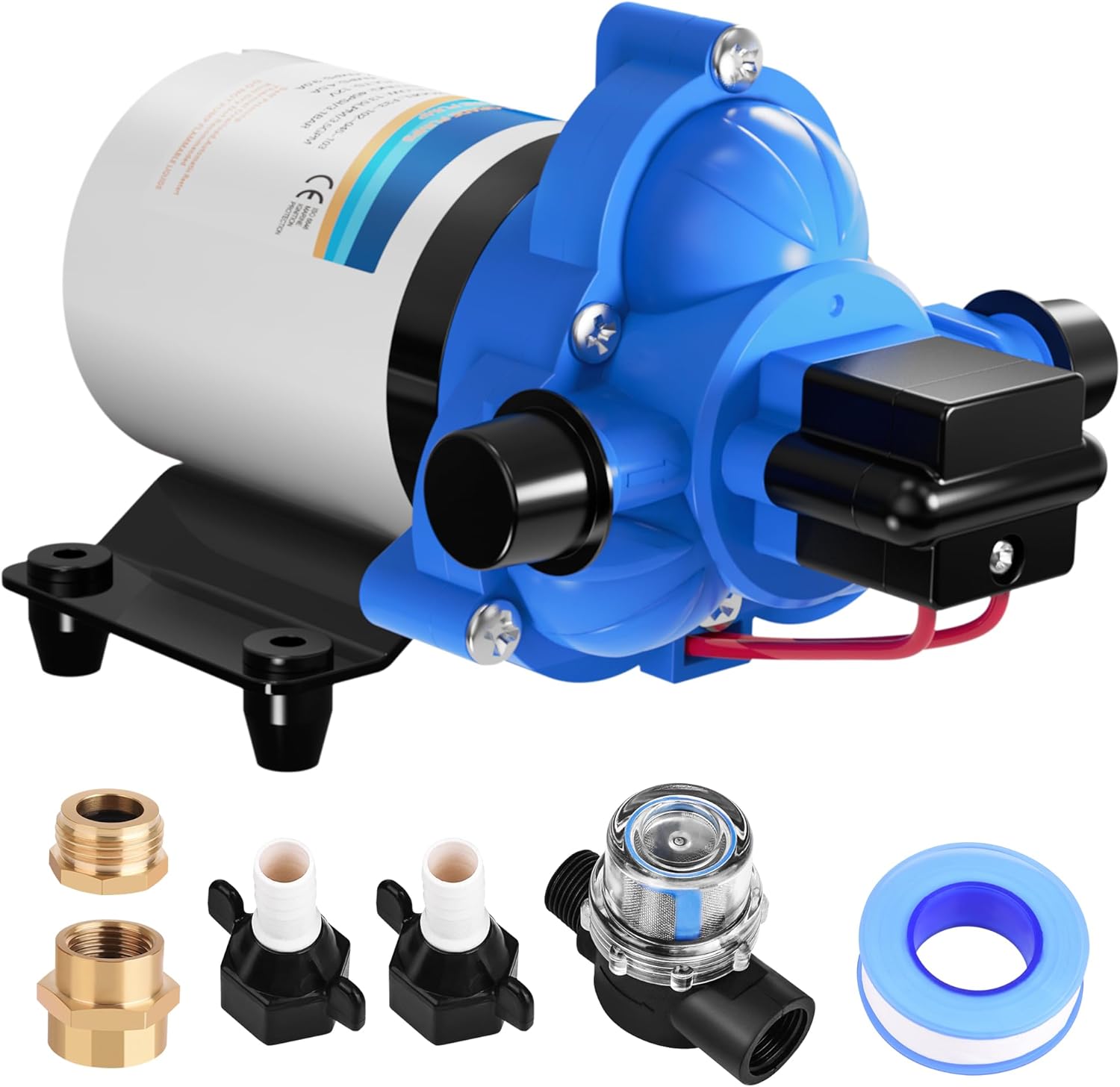 Amazon.com: MICTUNING 12V RV Water Pump, 3.5GPM 45PSI On Demand Self ...