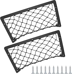 XxinXrong 2 Pcs Campervan Storage Nets, Car Mesh Storage Nets Bags ...
