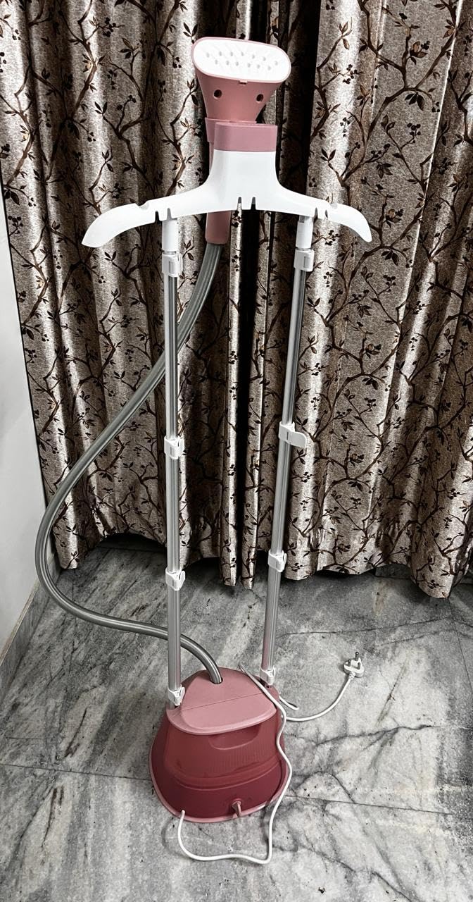 PHILIPS Standing Garment Steamer STE1020/40-1800 Watts, 1.8 Ltr Water ...