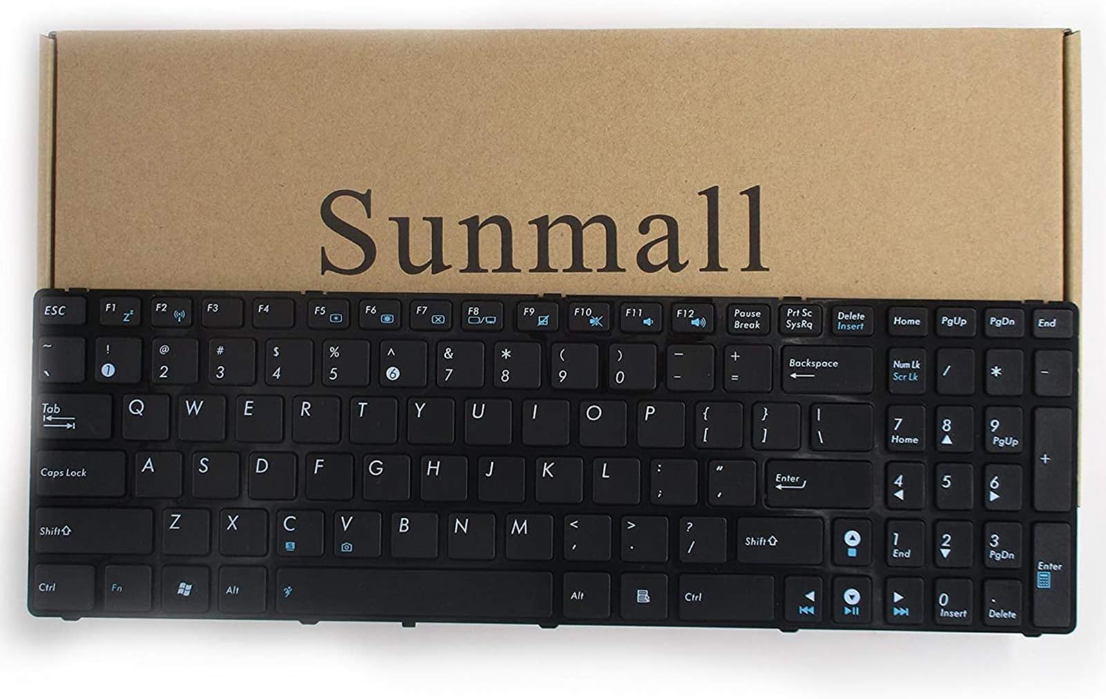 Amazon.com: GODSHARK Replacement Keyboard for ASUS n53 k54l x55 x55u ...