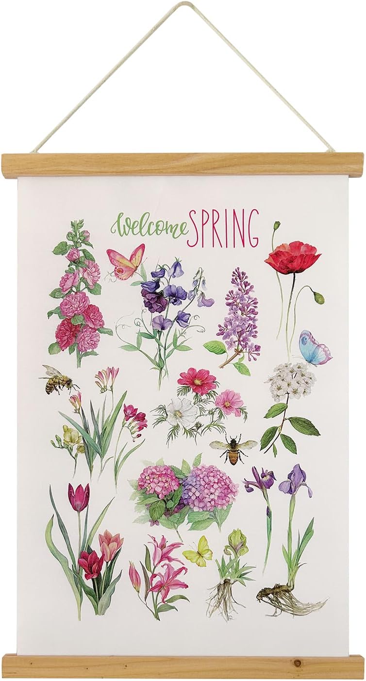 Amazon.com: XIAOAIKA Spring Flower Poster Botanical Wall Art Prints HD ...