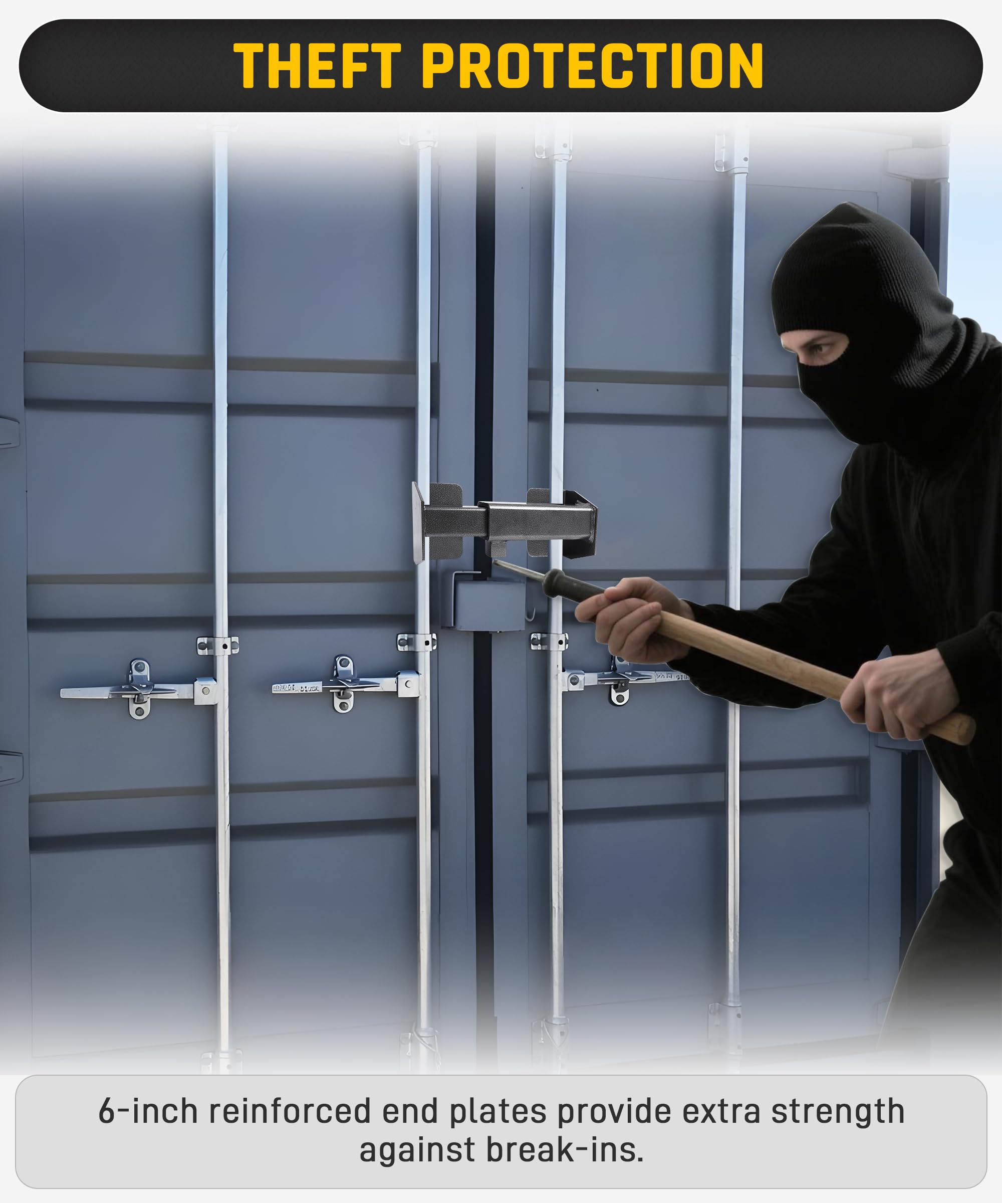 Snapklik.com : Wyckoff Shipping Container Lock, Heavy-Duty Cargo Door ...