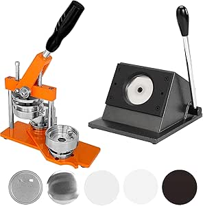 Amazon.com: 2.28x2.28in Round Fridge Magnets Badge Maker Machine DIY ...