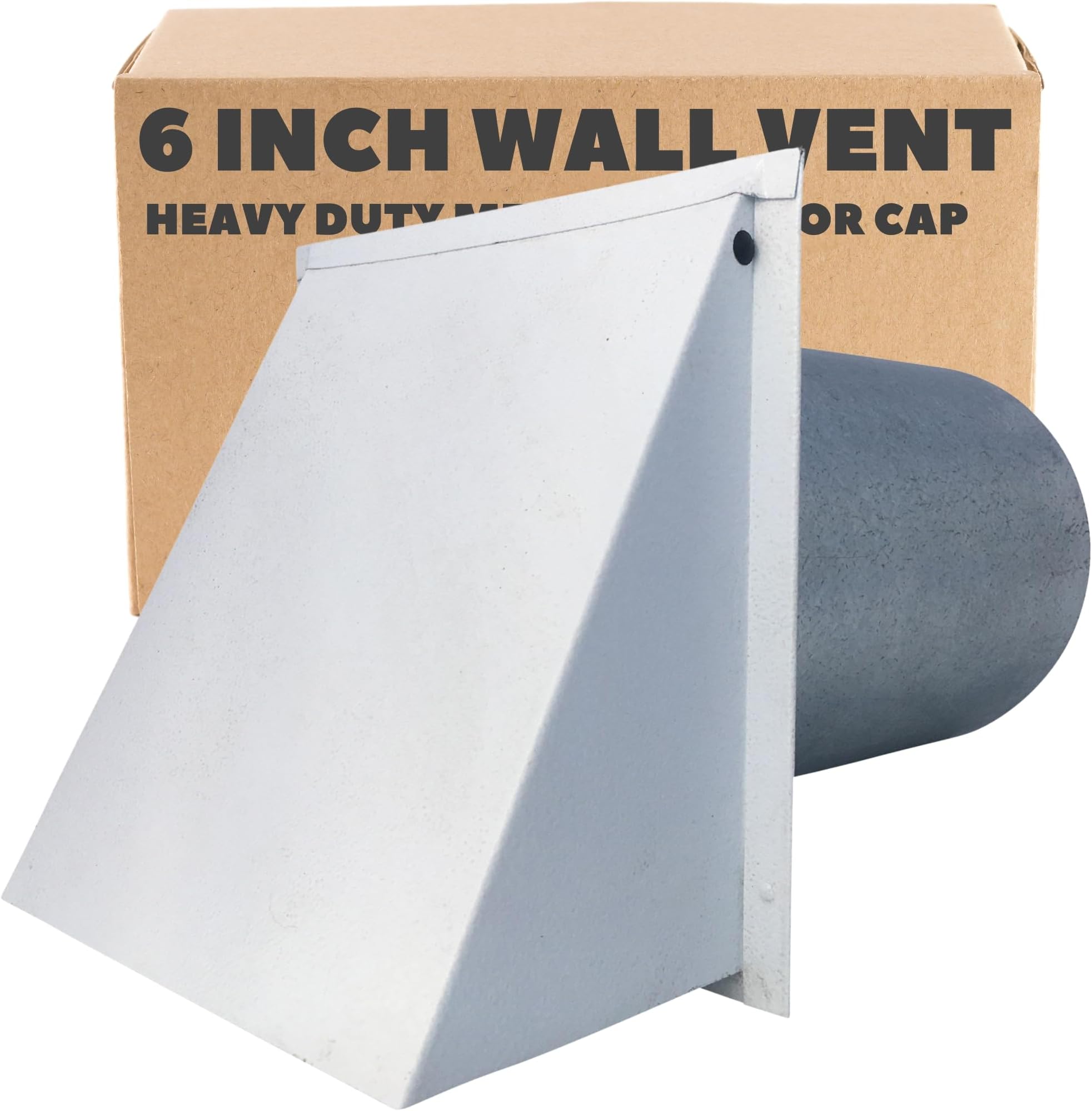 Amazon.com: 5 Inch Wall Vent Cap - Aluminum with Damper & Screen ...