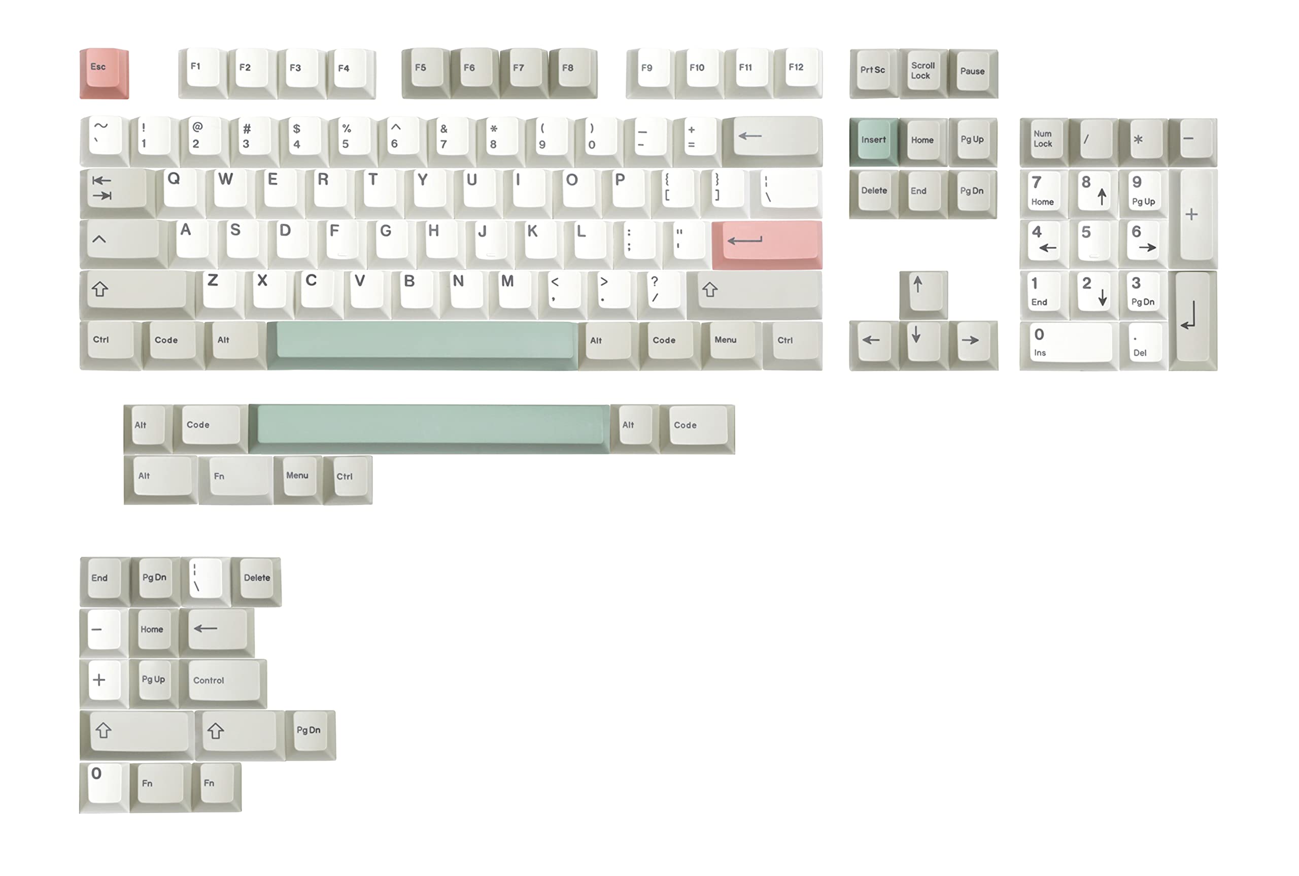 Buy DROP Artifact Bloom Series Keycap Set - Compatible with Full-Size ...